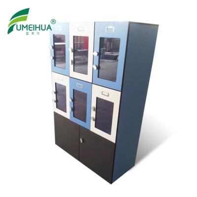 China durable glass door creative office furniture phenolic board file filling cabinets for sale