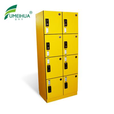 China Compact grade laminate sturdy storage cabinet parcel locker with coin lock for sale
