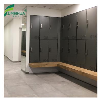 China Fumeihua hpl factory supply dary grey humid environment moisture proof  locker for sale
