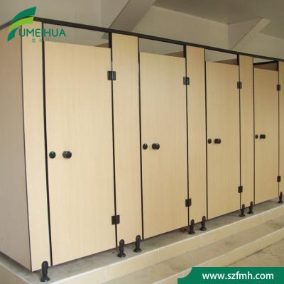 China Compact hpl laminate commercial toilet partition for sale