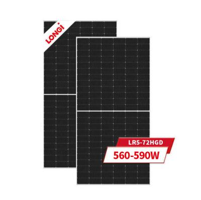 China 2278*1134*30mm LONGi 550W 555W 560W 570W 580W Mono Solar Panel with A-Grade Solar Cell for sale
