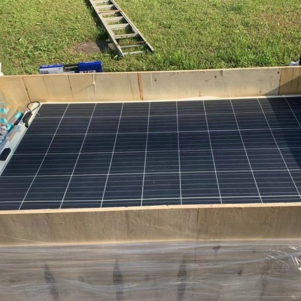 Quality Panel Efficiency 20.4% ETFE Flexible Solar Panel 520W for Sunman Renewable for sale
