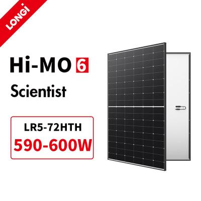 LR5-72HTH 롱이 태양 전지 패널 Hi-MO 6 N 타입 580W 585W 590W 595W 600W 태양 전지 패널