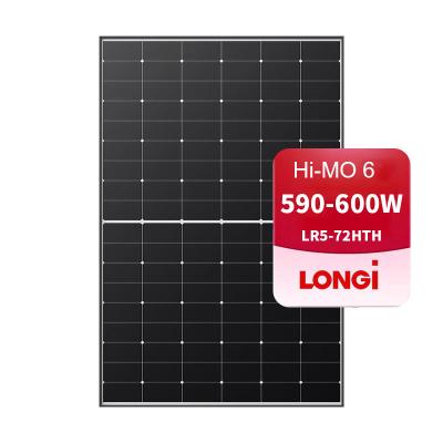 China High Voltage Himo Hi mo 6 LONGi Solar Panel 590W 595W 600W with Half Cell Technology for sale