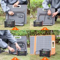 China Portable Folding Solar Panel for Laptops Support OEM Order and 23% Panel Efficiency for sale