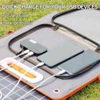 China Portable Folding Solar Panel for Laptops Support OEM Order and 23% Panel Efficiency for sale