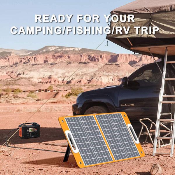 Quality 100W/200W Foldable Solar Panel Ideal for Portable Power Station Waterproof and for sale