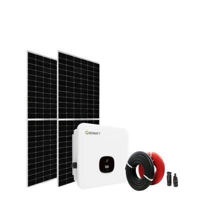 China 10kw 12kw 15kw On Grid Solarenergiesystem für Zuhause mit und monokristallinen Silizium-Panels zu verkaufen