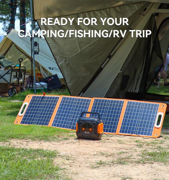 Quality Sell 60W/100W Foldable Solar Panel with 21.5%-23.5% Panel Efficiency for sale