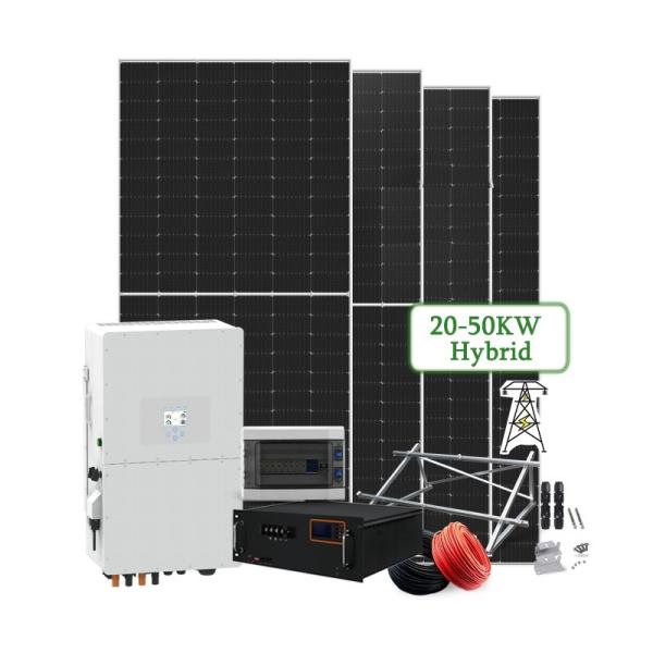 Quality Hybrid Complete Solar Energy System for Home Work Time h Depend On Sunshine Duration for sale