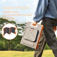 China Foldable Solar Panel Backup Generator 300W with Black Panel Efficiency 21.5%-23.5% for sale