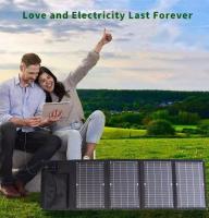 China Foldable Solar Panel Backup Generator 300W with Black Panel Efficiency 21.5%-23.5% for sale
