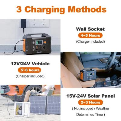 Cina Potenza portatile solare a ioni di litio Batterie banche di energia generatori di stazioni Potenza di uscita 110-240v in vendita