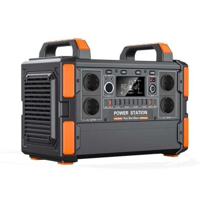 China Custom logo 1000W zonne-generator Draagbare elektriciteitscentrale voor buitenactiviteiten Te koop