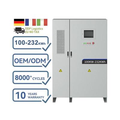 China OEM Energieopslag 200kwh 400kwh 100KW 200KW Off-grid ESS Hybride Lithiumbatterij Zonne-energiesysteem Te koop