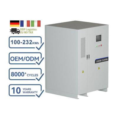 China Nomenclatuurvermogen 100 KVA Commerciële batterij voor opslag in zonne-energiesystemen voor verbinding buiten het net Te koop