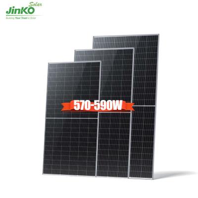 China Jinko Tiger Neo N-type 72HL4-BDV 570w 575w 580w 585w 590w Bifacial Module Achterglas 2.0mm Te koop