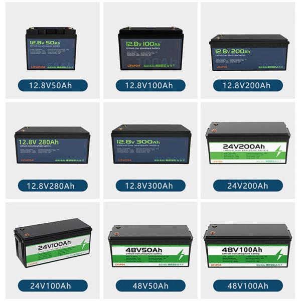 Quality IP67 Waterproof 24V 100Ah Solar LiFePO4 Battery with Bluetooth and LFP Anode for sale