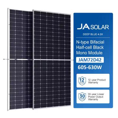 Cina PERC Technology LB Serie Bifaciale pannello solare 605W 610W 615W 620W 625W 630W in vendita