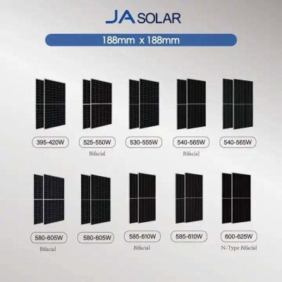 China JAM72D40 LB 575w 580w 590w 600w Bifacial Panel Solar PV Panels for Optimum Durability for sale