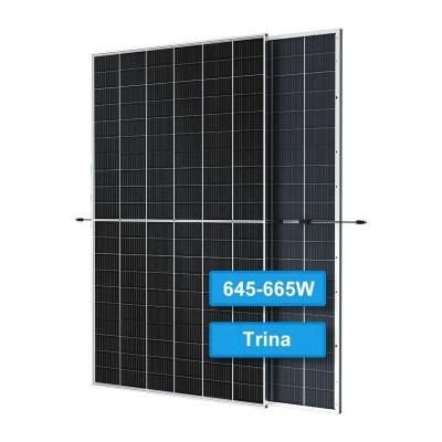 China BR Solar PV Module 645W 650W 655W 660W 665W 670W Trina Solar Panels 210mmx210mm Cells for sale