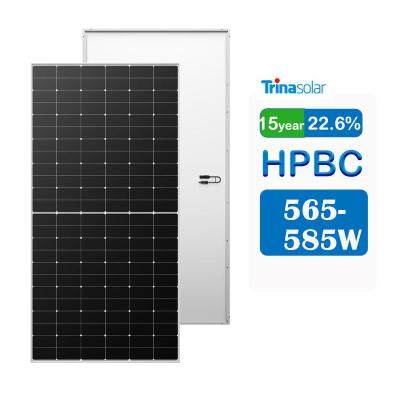 MC 호환성 커넥터 트리나 210MM 싱글 글래스 태양 전지 패널 565W 570W 575W 580W MONO P 타입