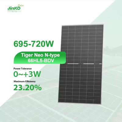 China 23.20% Panel Efficiency Jinko N Type Half Cell Bifacial Solar Panel For Large Power for sale
