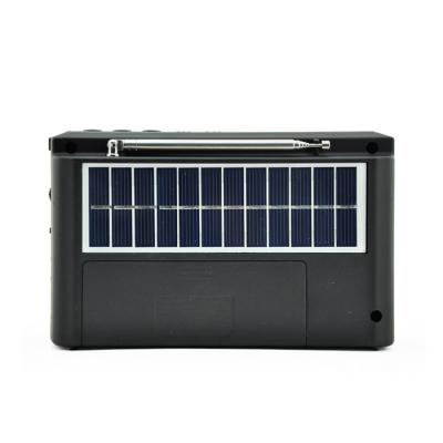 China Outdoor Solar Camping Radio Multifunctional AM FM SW Usb Radio With Bright Torch BT Speaker for sale