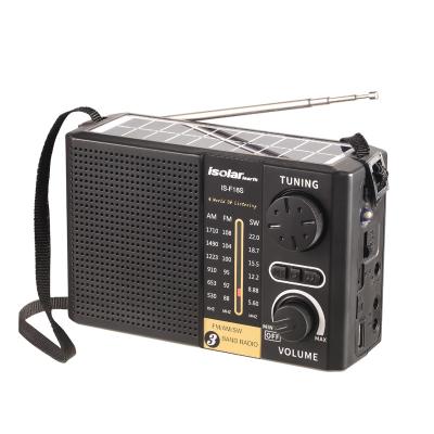 China Outdoor Solar Camping Radio Multifunctional AM FM SW Usb Radio With Bright Torch BT Speaker for sale