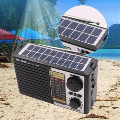 China Outdoor Solar Camping Radio Multifunctional AM FM SW Usb Radio With Bright Torch BT Speaker for sale