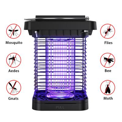 China Solar Mosquito Zapper USB Rechargeable Electric Indoor/Outdoor Pest Killer Quiet & Baby-Safe ETL Certified for sale