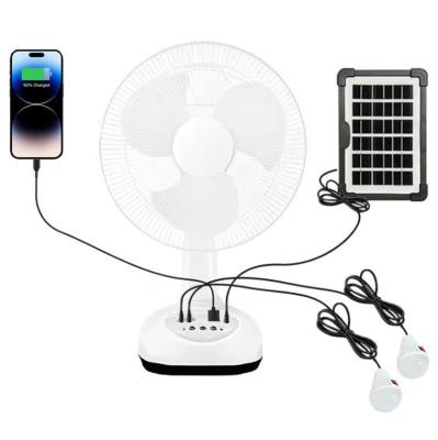 China 18W Solar-Led-Ventilator Elektrischer Solarbatterie-Ladegerät Ventilator Für Camping zu verkaufen