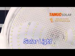 Lâmpada de teto solar de 300 W com classificação IP67 para controlo de luz em espaços exteriores e interiores