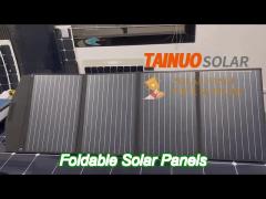 21.4% Portable Sunpower Fold Up Solar Panels USB Phone Charger 2940*595*30mm