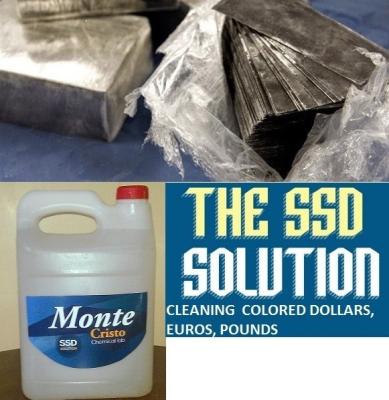 China Ssd Chemical Solution For Cleaning Money Of All Currencies for sale