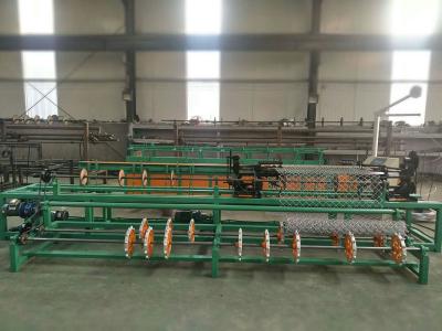 China 4m breedte Volledige Automatische dubbele draad het voeden Keten Verbindingsomheining Machine Te koop