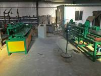 China 4m width Full Automatic  double wire feeding Chain Link Fence Machine for sale