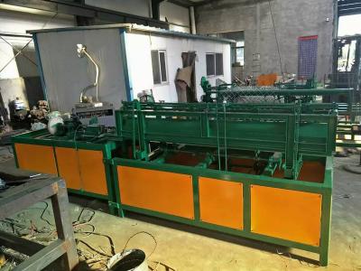 China 4m breedte Volledige Automatische dubbele draad het voeden Keten Verbindingsomheining Machine Te koop