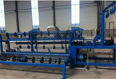 China fio dobro da largura de 2m-4m que alimenta a cerca totalmente automático  Machine do elo de corrente à venda