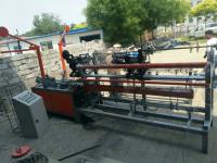 China 25-120mm hole double wire feeding Fully Automatic Chain Link Fence  Machine for sale