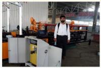 China 2m-4m width double wire feeding Fully Automatic Chain Link Fence  Machine for fence for sale