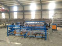 China 3m width Double wire feeding Full Automatic PLC control Chain Link Fence making Machine for sale