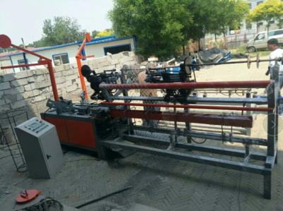China 3m breedte Volautomatische dubbele draad het voeden Keten Verbindingsomheining  Machine Te koop