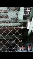 China 3m width Fully-Automatic PLC control single wire feeding Chain Link Fence Machine for sale