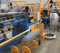 China Double Wire &Single Wire Fully Automatic Diamond Mesh Chain Link Fence Making Machine Factory for sale