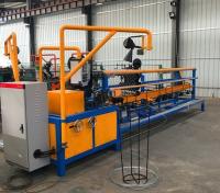 China Double Wire &Single Wire Fully Automatic Diamond Mesh Chain Link Fence Making Machine Factory for sale