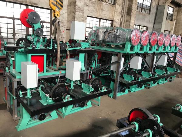 Quality CS-B Full Automatic Single Twist Standard Barbed Wire Mesh Machine with lower for sale