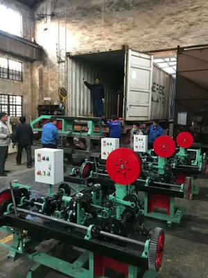 China Automatic Double Strand 1.6mm-2.2mm Barbed Wire Making Machine CS-A for sale