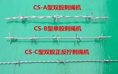 Cina Tritura positiva e negativa macchina a filo spinato completamente automatica in vendita