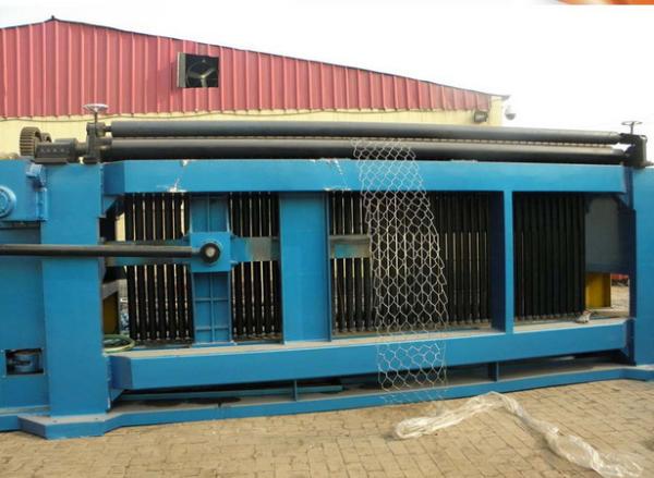 Quality CNC 4300mm Width Reverse Twist Gabion Hexagonal Wire Netting Machine for sale